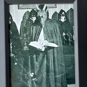Vintage | Accents | Baphomet Gothic Occult Vintage Satanic Pagan Framed ...